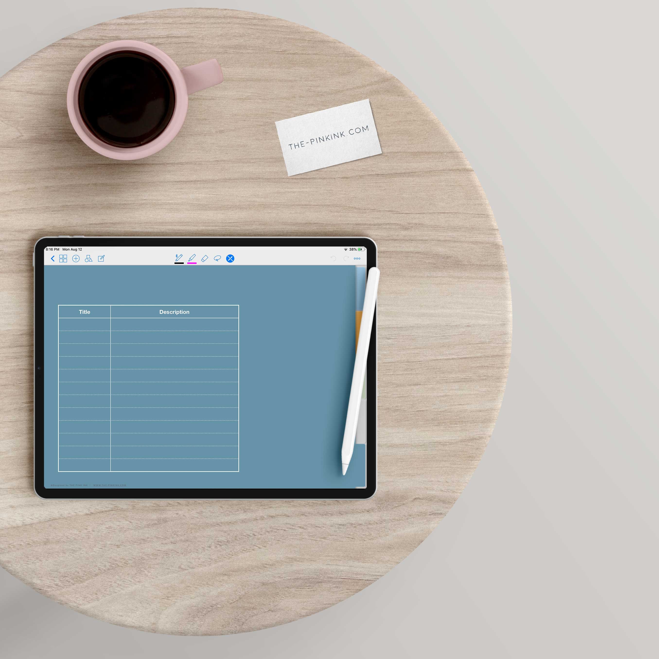 Student Digital Notebook for Goodnotes Subject Notebook Template ...