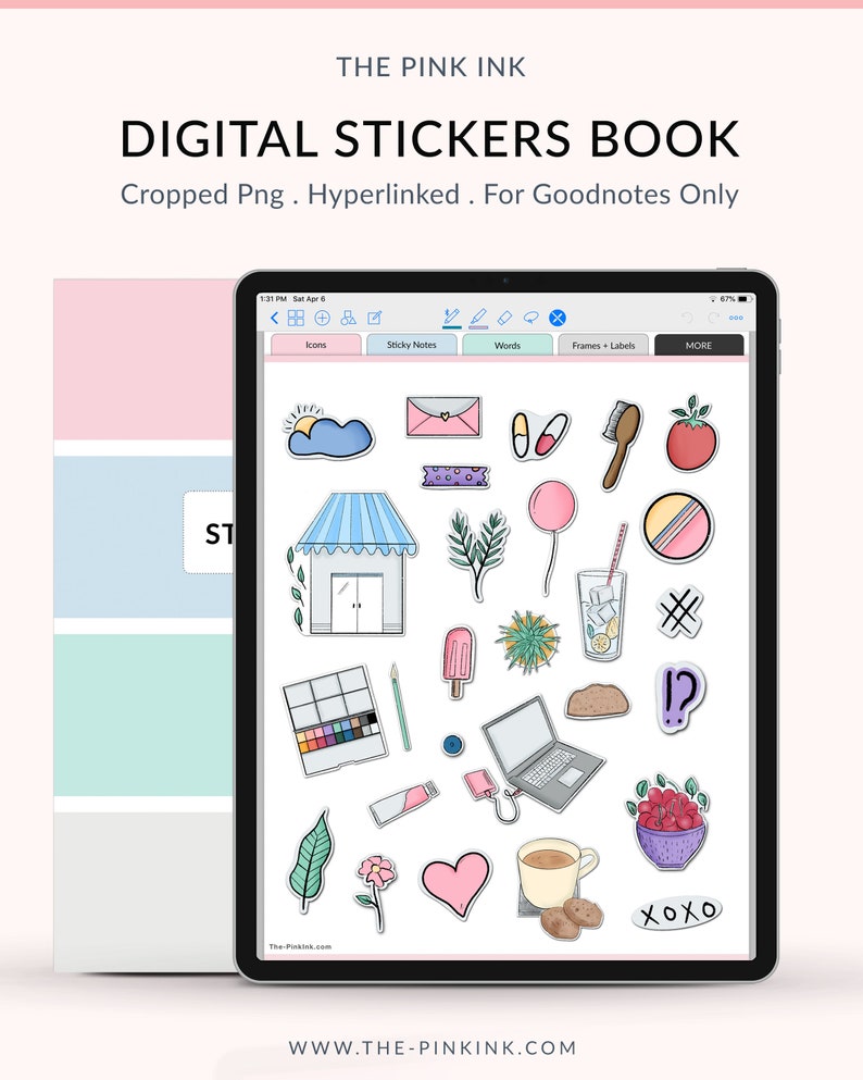 Digital Stickers, Digital Planner Sticker, Digital Sticker Book Album ...