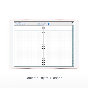 Undated Digital Planner Daily Planner Weekly Planner - Etsy