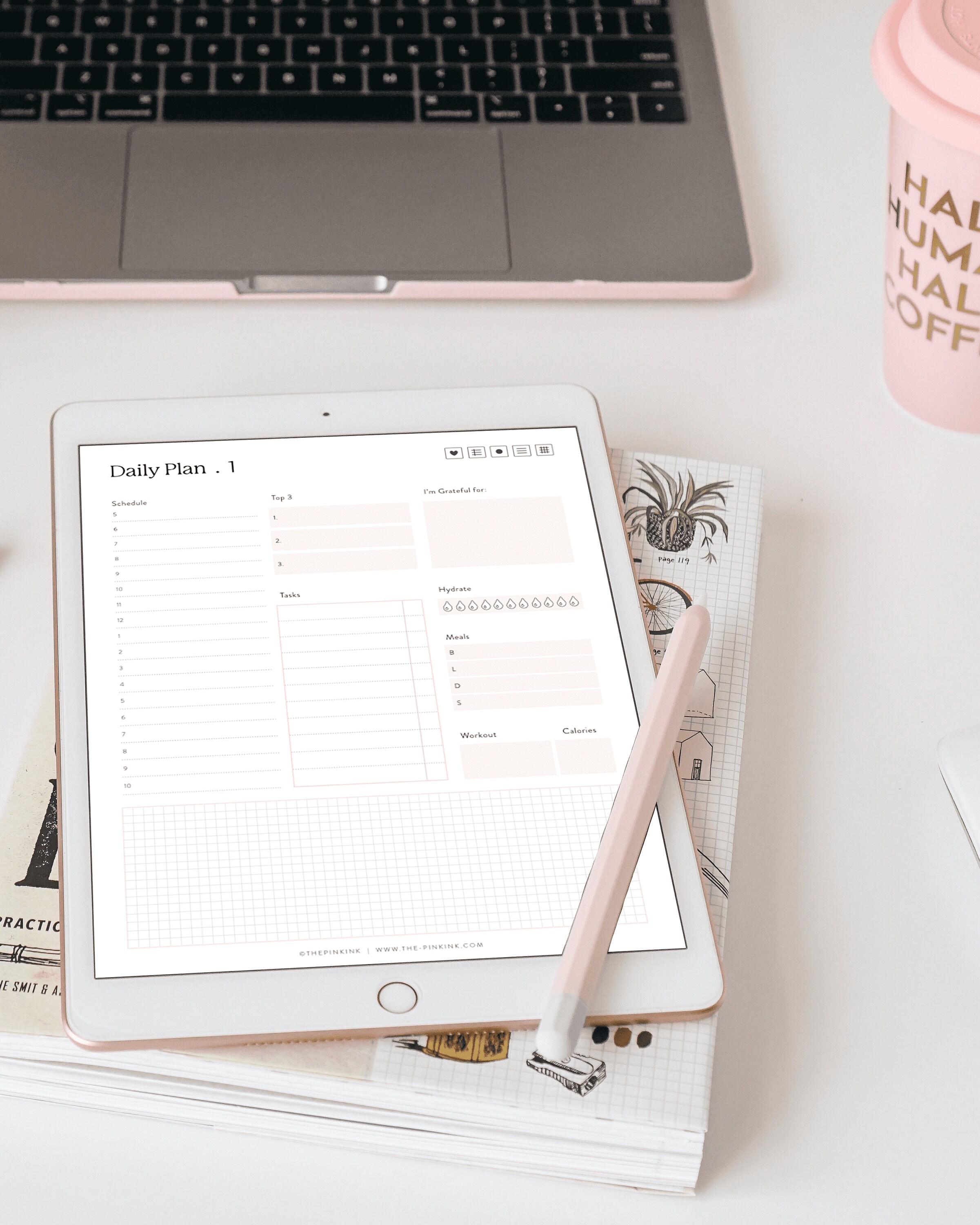 Daily Digital Planner for Goodnotes, Notability, Xodo, Noteshelf 2, Lag ...
