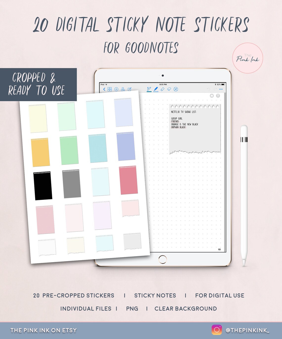 Digital Sticky Note Stickers Stickers Ripped Paper Stickers - Etsy UK