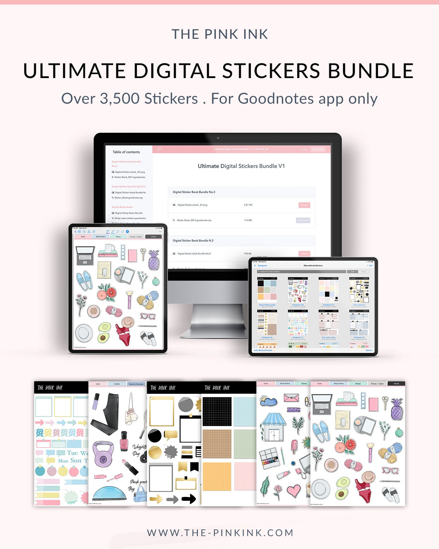 The Ultimate Digital Stickers Bundle Digital Planner - Etsy