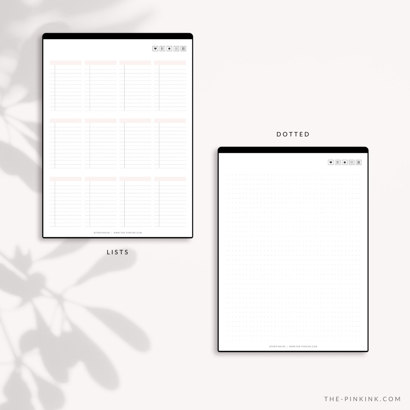 Daily Digital Planner for Goodnotes, Notability, Xodo, Noteshelf 2, Lag ...