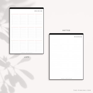 Daily Digital Planner for Goodnotes, Notability, Xodo, Noteshelf 2, Lag ...