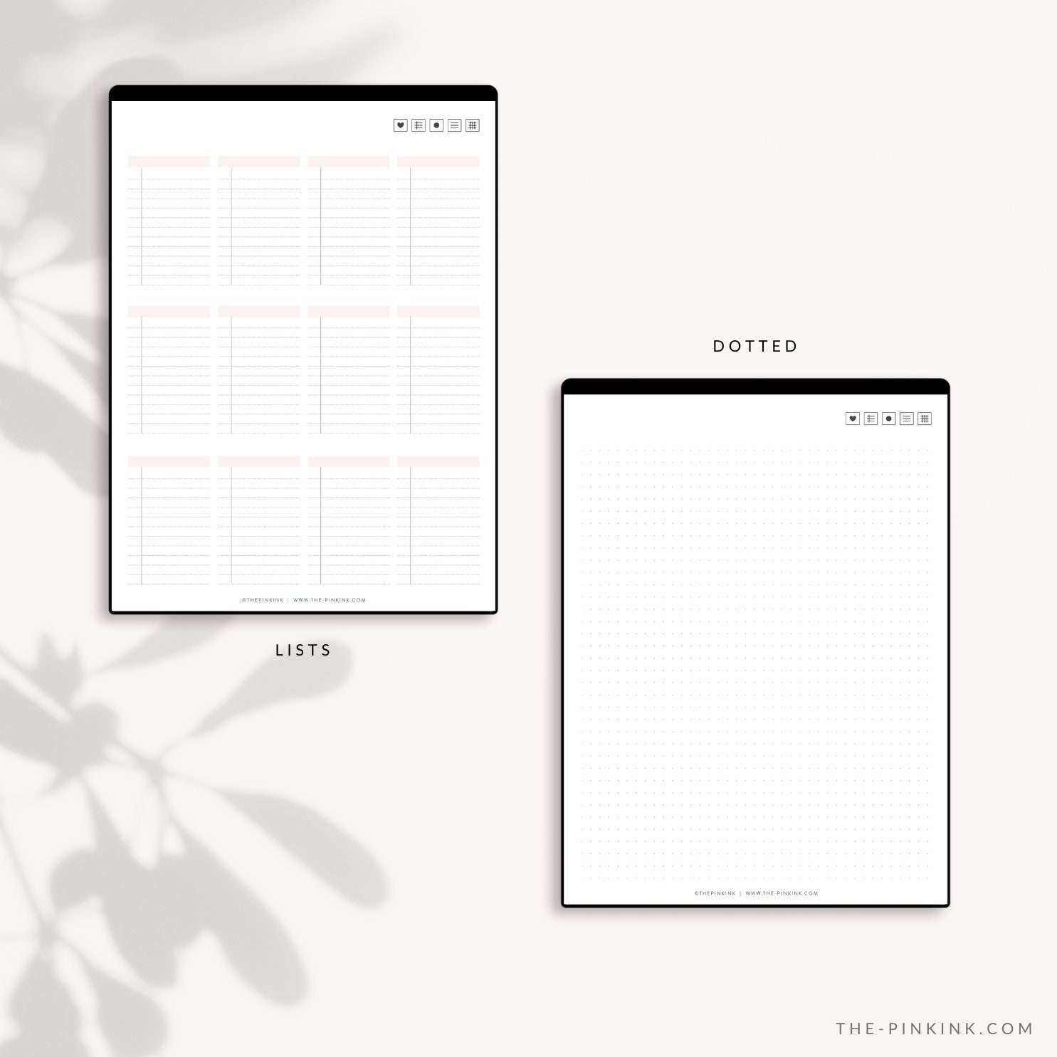 Daily Digital Planner for Goodnotes, Notability, Xodo, Noteshelf 2, Lag ...