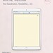 Digital Notepad Yellow Paper Lined Note Pad Digital - Etsy