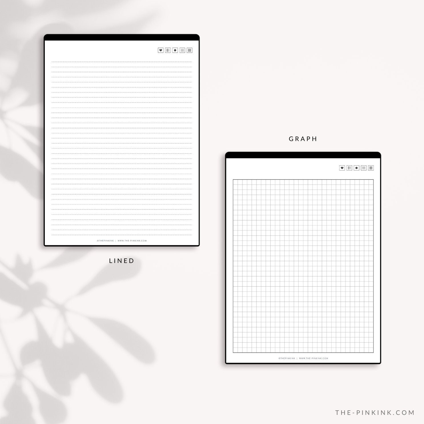 Daily Digital Planner for Goodnotes, Notability, Xodo, Noteshelf 2, Lag ...