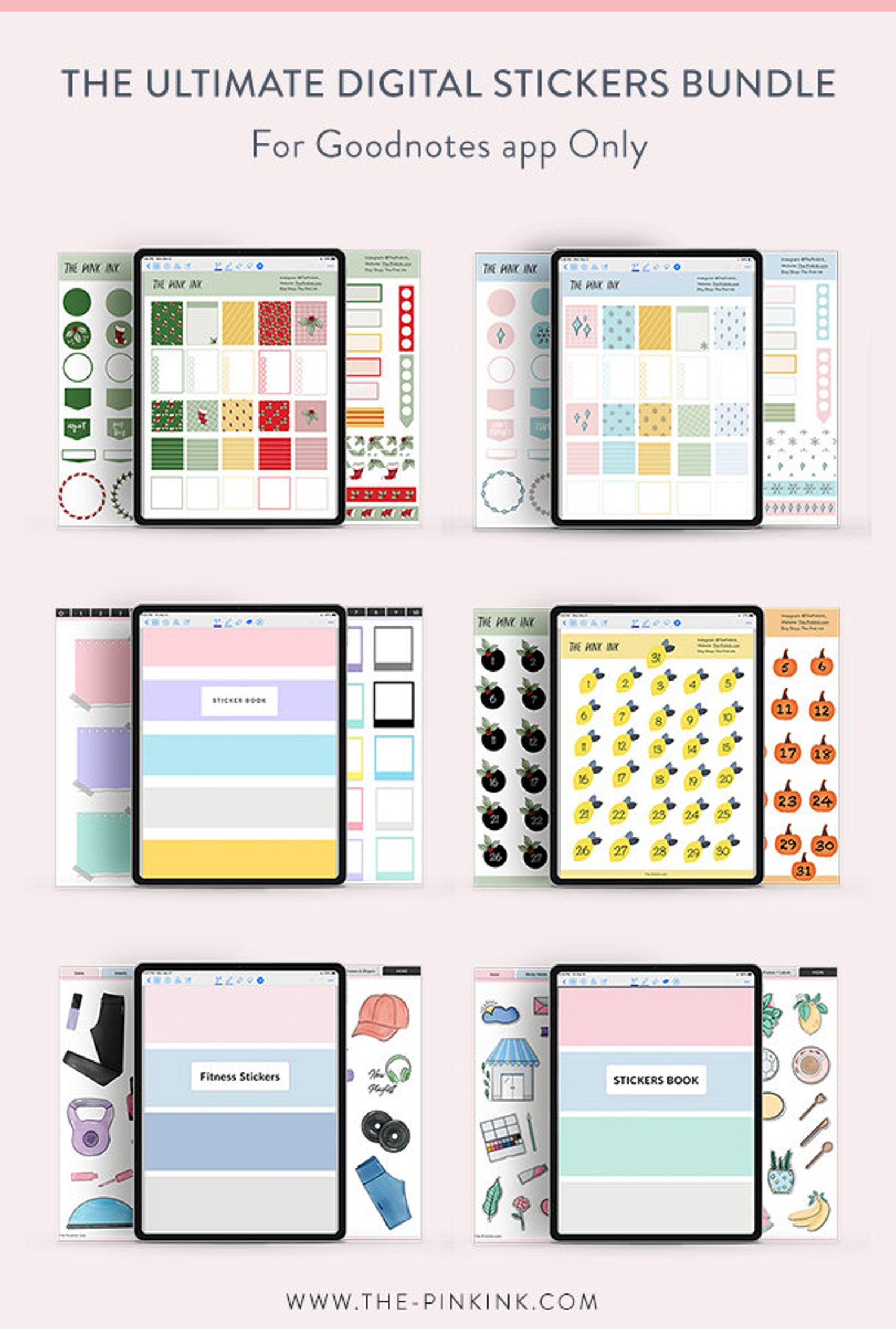 The Ultimate Digital Stickers Bundle Digital Planner - Etsy