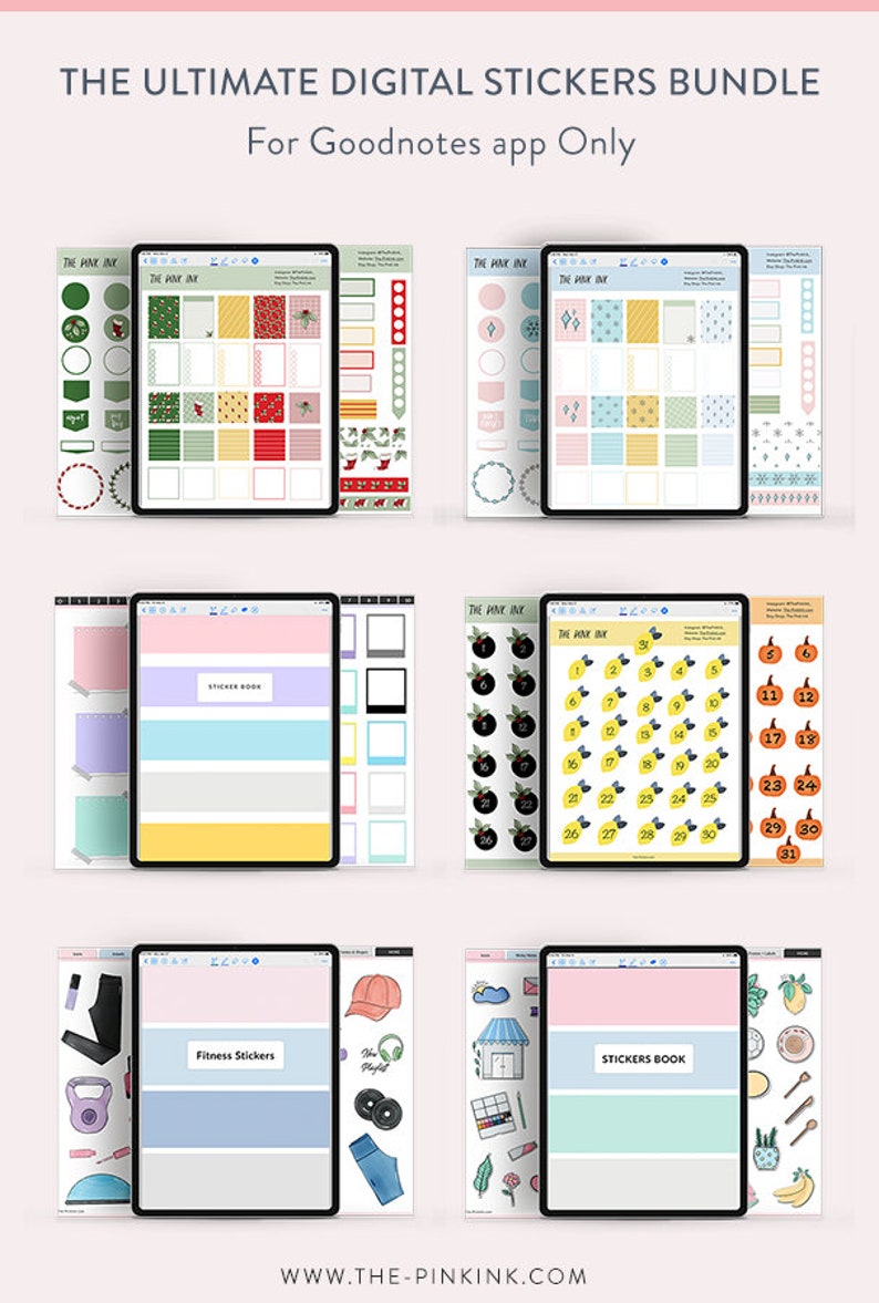 The Ultimate Digital Stickers Bundle Digital Planner - Etsy