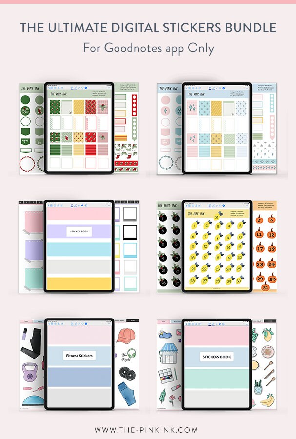 The Ultimate Digital Stickers Bundle Digital Planner - Etsy