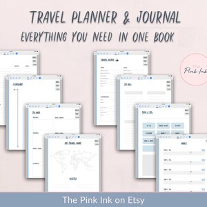 Digital Travel Journal, Travel Planner, and Traveler's Notebook All in ...