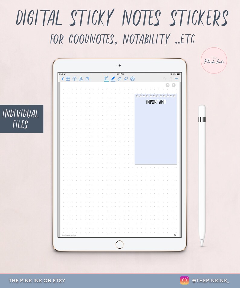 Digital Sticky Note Stickers stickers Ripped paper Stickers | Etsy