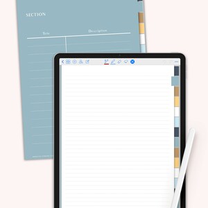 15 Subject Digital Notebook Goodnotes Template, Notability, Xodo ...