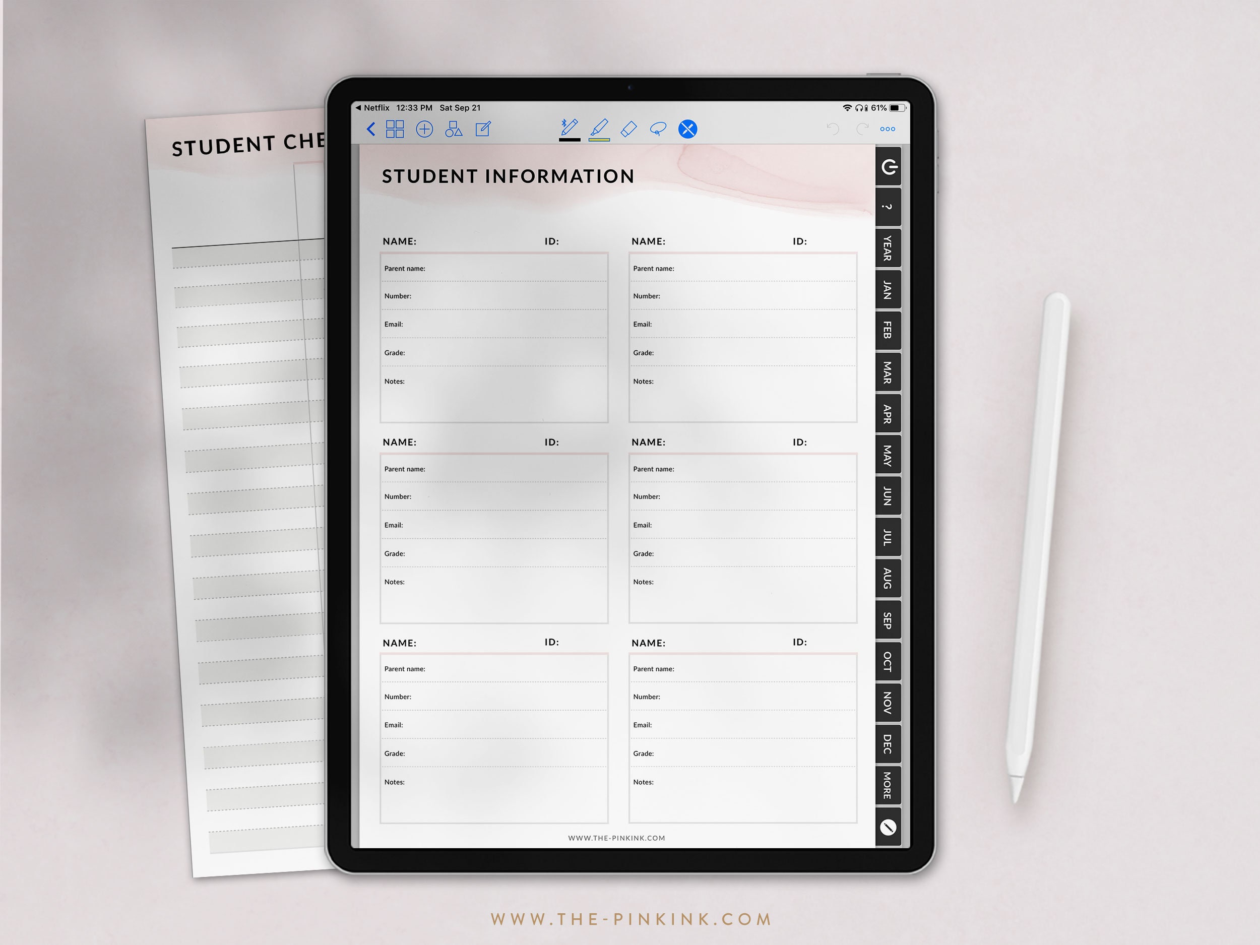 Teacher Planner Undated Planner Templates Goodnotes School - Etsy Canada