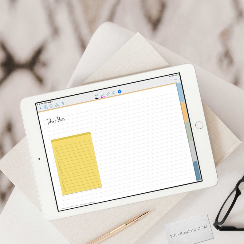 Student Digital Notebook for Goodnotes Subject Notebook Template ...