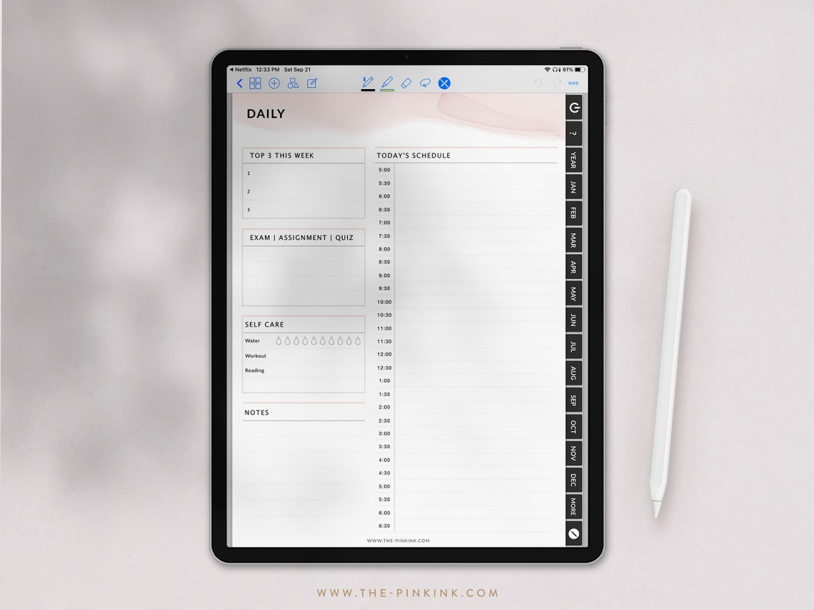 Teacher Planner Undated Planner Templates Goodnotes School - Etsy Canada