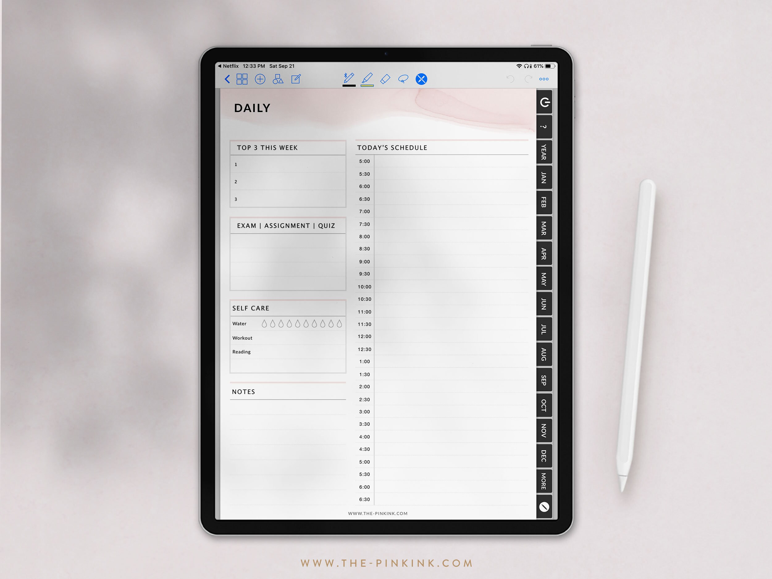 Teacher Planner Undated Planner Templates Goodnotes School - Etsy Canada