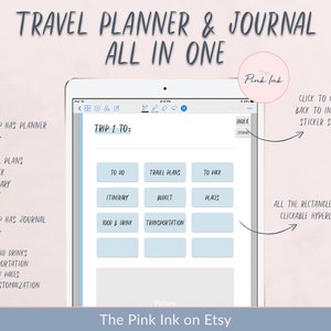 Digital Travel Journal, Travel Planner, and Traveler's Notebook All in ...