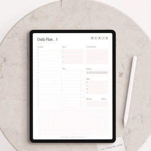 Daily Digital Planner for Goodnotes, Notability, Xodo, Noteshelf 2, Lag ...