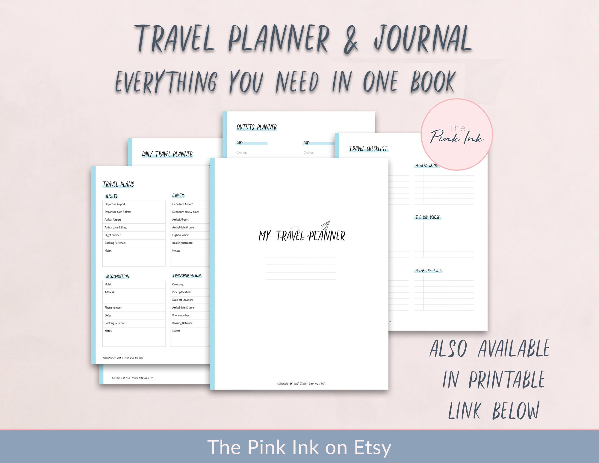 Digital Travel Journal, Travel Planner, and Traveler's Notebook All in ...