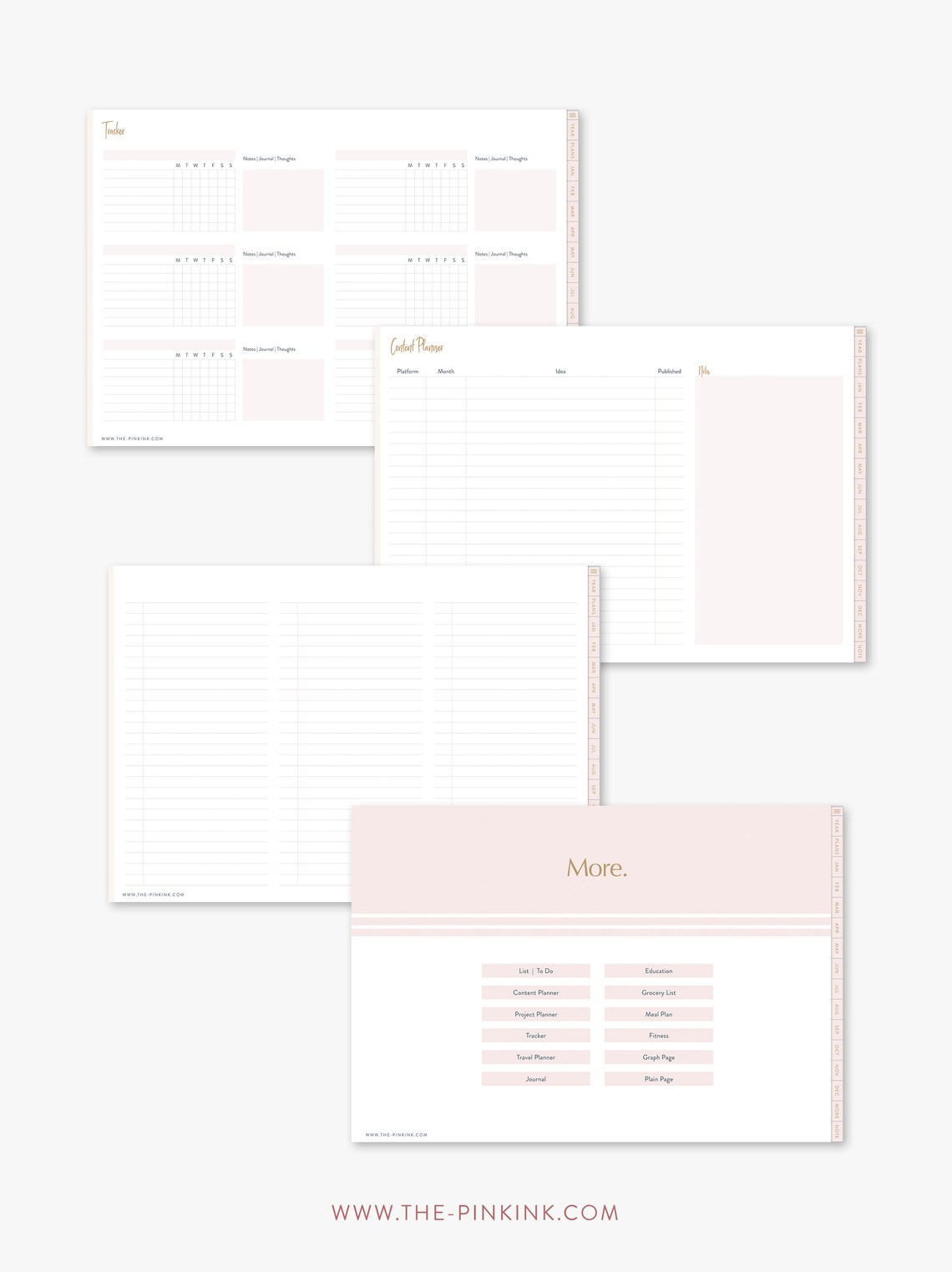 Weekly Digital Planner and Stickers iPad Weekly Planner - Etsy