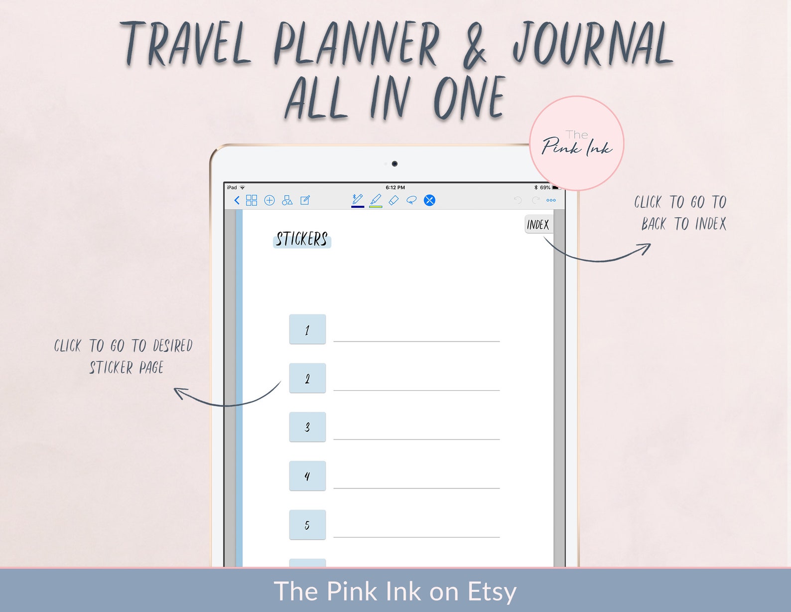 Digital Travel Journal, Travel Planner, and Traveler's Notebook All in ...