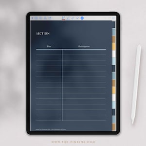 15 Subject Digital Notebook Goodnotes Template, Notability, Xodo ...
