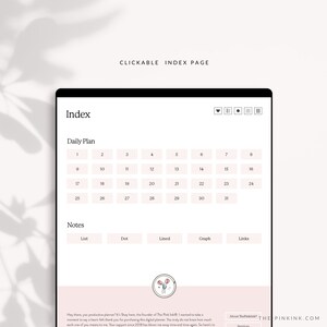 Daily Digital Planner for Goodnotes, Notability, Xodo, Noteshelf 2, Lag ...