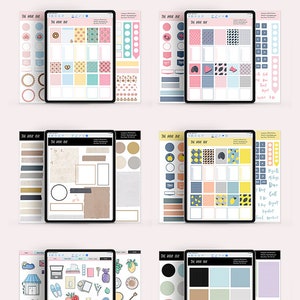 The Ultimate Digital Stickers Bundle Digital Planner Stickers iPad ...