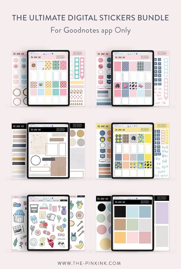The Ultimate Digital Stickers Bundle Digital Planner - Etsy