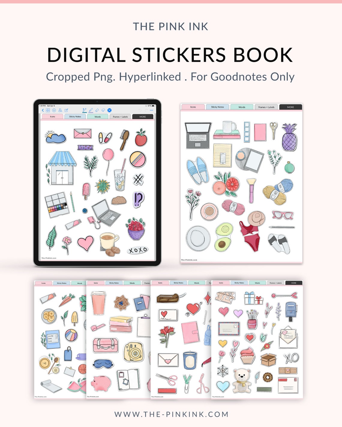 Digital Stickers, Digital Planner Sticker, Digital Sticker Book Album ...