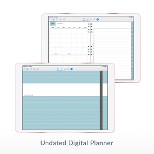 Undated Digital Planner Daily Planner Weekly Planner - Etsy