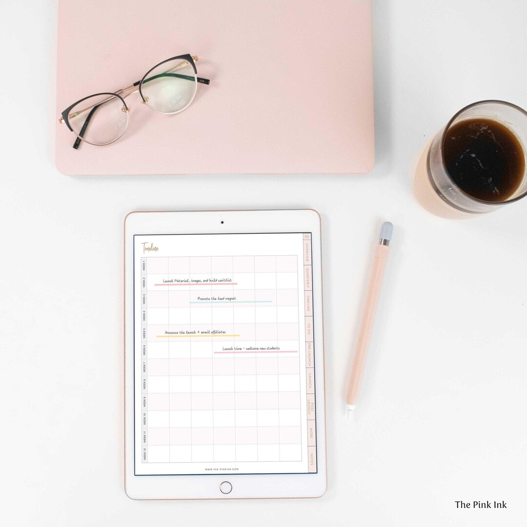 Product Digital Planner, Launch Planner, Goodnotes iPad Planner ...
