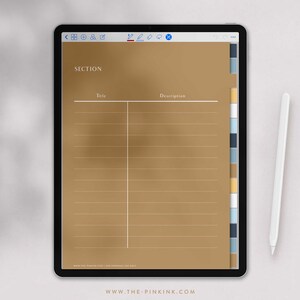 15 Subject Digital Notebook Goodnotes Template, Notability, Xodo ...