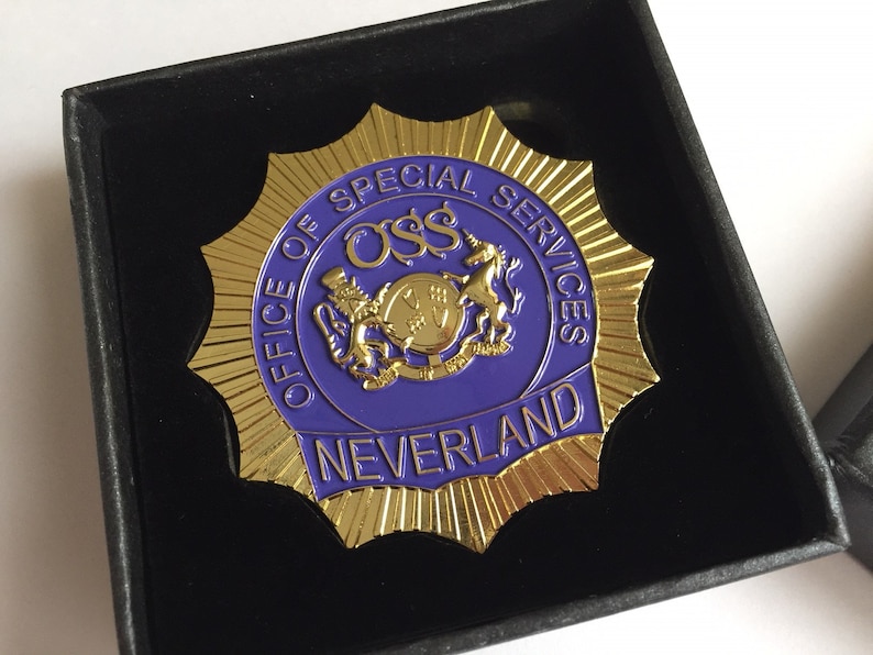 Michael Jackson Badge + Box OSS Neverland Ranch Office of Special ...