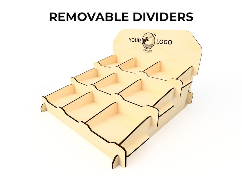 Coaster Display Stand SVG Laser Cut Files Countertop Soap Display Shelf Glowforge Files Craft ...