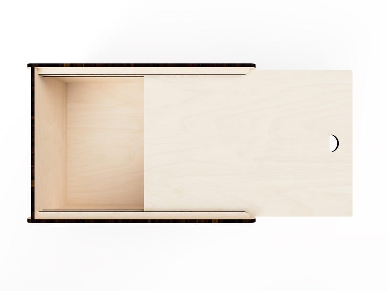 Laser Cut Box With Sliding Lid SVG Files Bundle, 8 Templates for ...
