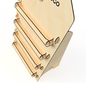 Sticker Display SVG Laser Cut Files | Svg Files for Earring Display ...