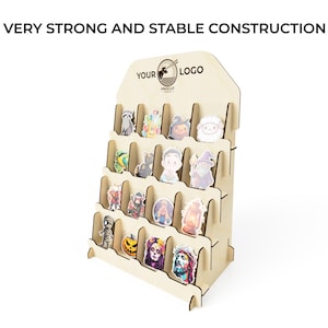 Sticker Display SVG Laser Cut Files | Svg Files for Sticker Stand ...