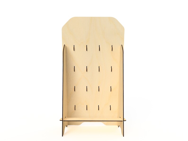 Earring Display Stand SVG Laser Cut Files | Jewelry Holder Glowforge ...