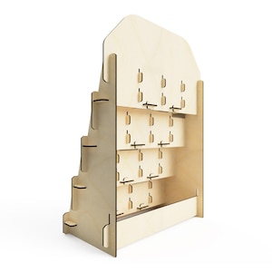 Sticker Display SVG Laser Cut Files | Svg Files for Sticker Stand ...