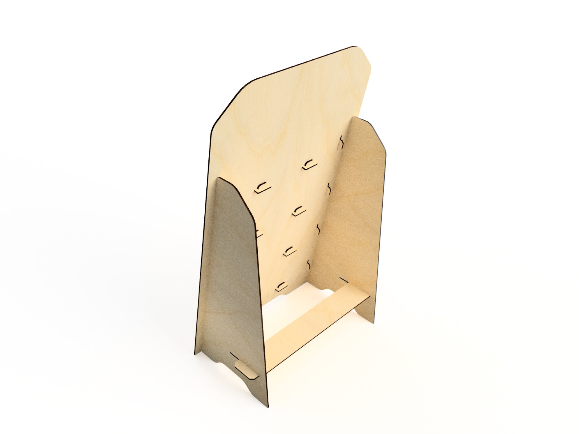 Sticker Display SVG Laser Cut Files Svg Files for Earring Display Stand ...