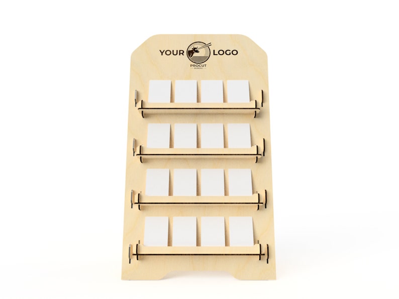 Sticker Display Stand SVG Laser Cut Files | Earring Card Display Stand ...