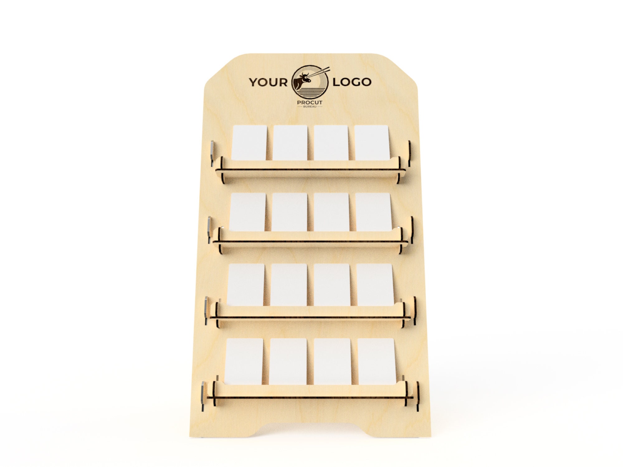 Sticker Display SVG Laser Cut Files Svg Files for Earring Display Stand ...