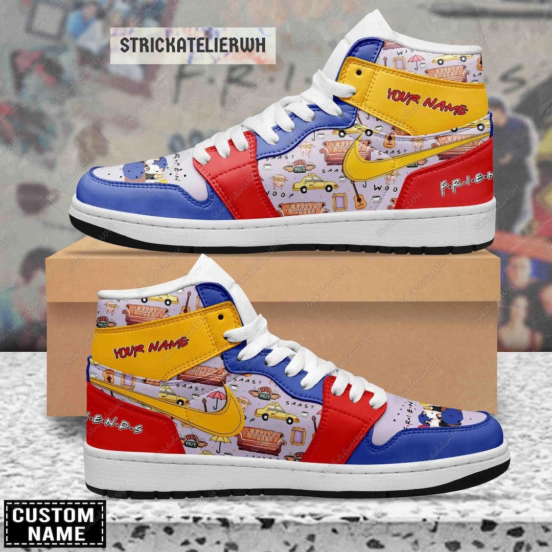 Friends Movie Shoes, Friends Tv Show Sneakers, Friends High Top Shoes ...