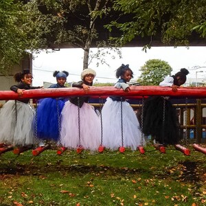 Girls Long Floor Length Tutu Bridesmaid Tutu Flowergirl Tutu, Mini ...