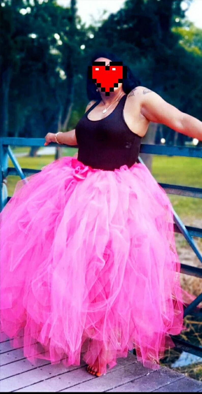 Plus Size Tulle Tutu Skirt – Handmade Fluffy Costume - Etsy