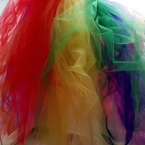 Womens Rainbow Carnival Tutu Pride Tutu Costume Multi-coloured Tutu ...