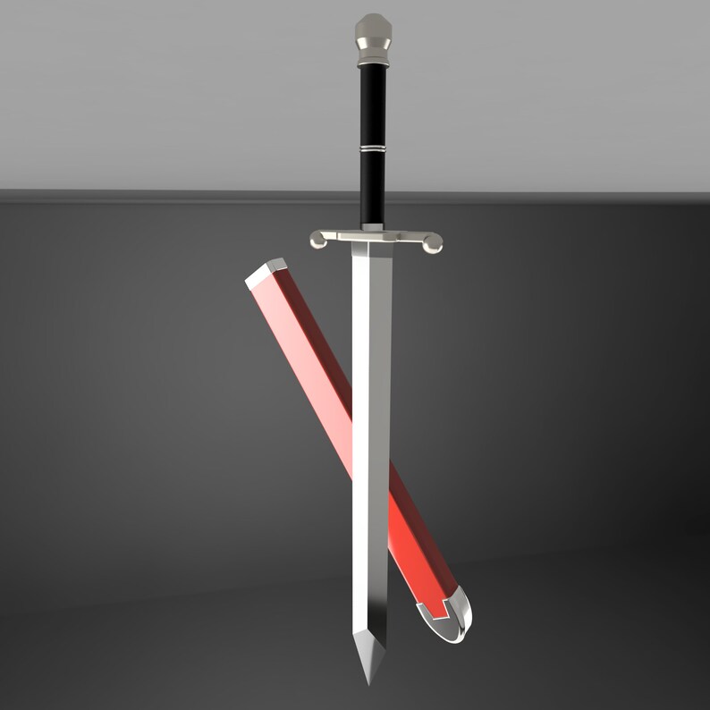 Trunks Sword 3D Model - Etsy