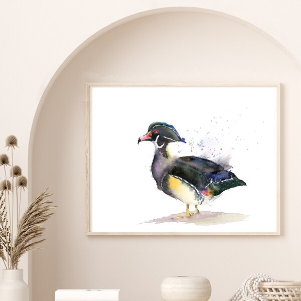 Duck Lake Abstract Painting - Etsy